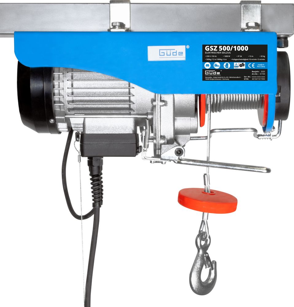 Elektrischer Seilzug GSZ 500/1000_01709